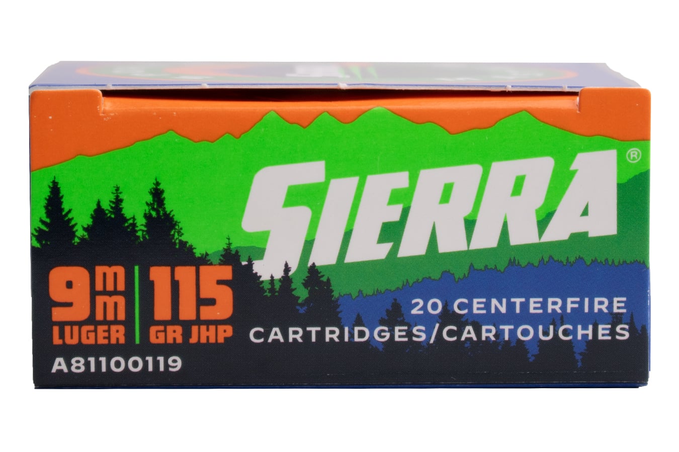 Sierra Bullets A81100119 9mm 115 Grain JHP Sports Master 20/Box ...