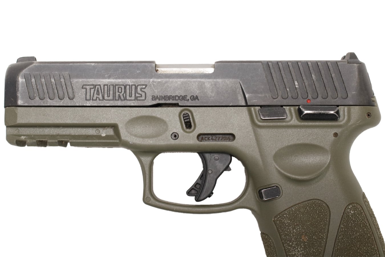 Taurus G3 9MM Police Trade-in Pistol with OD Green Frame | Sportsman's ...