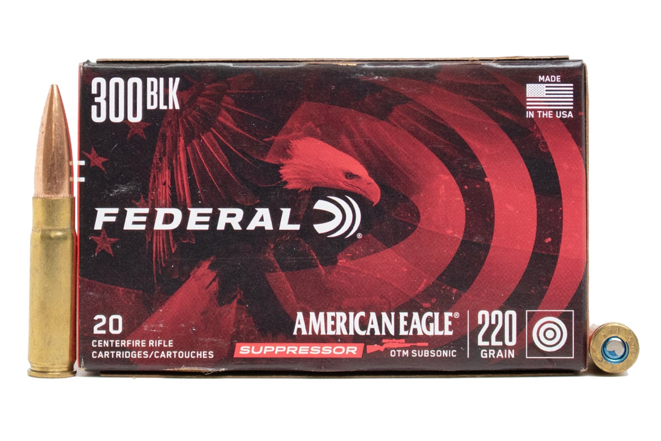 Federal AE300BLKSUP2 American Eagle 300 Blackout 220 gr Suppressor OTM ...