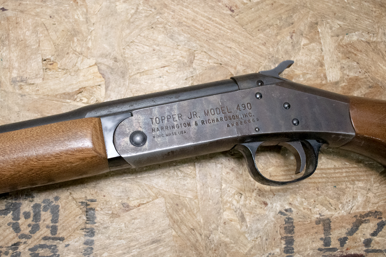 H&R Topper Jr Model 490 410 Bore Single-Shot Police Trade-in Shotgun ...