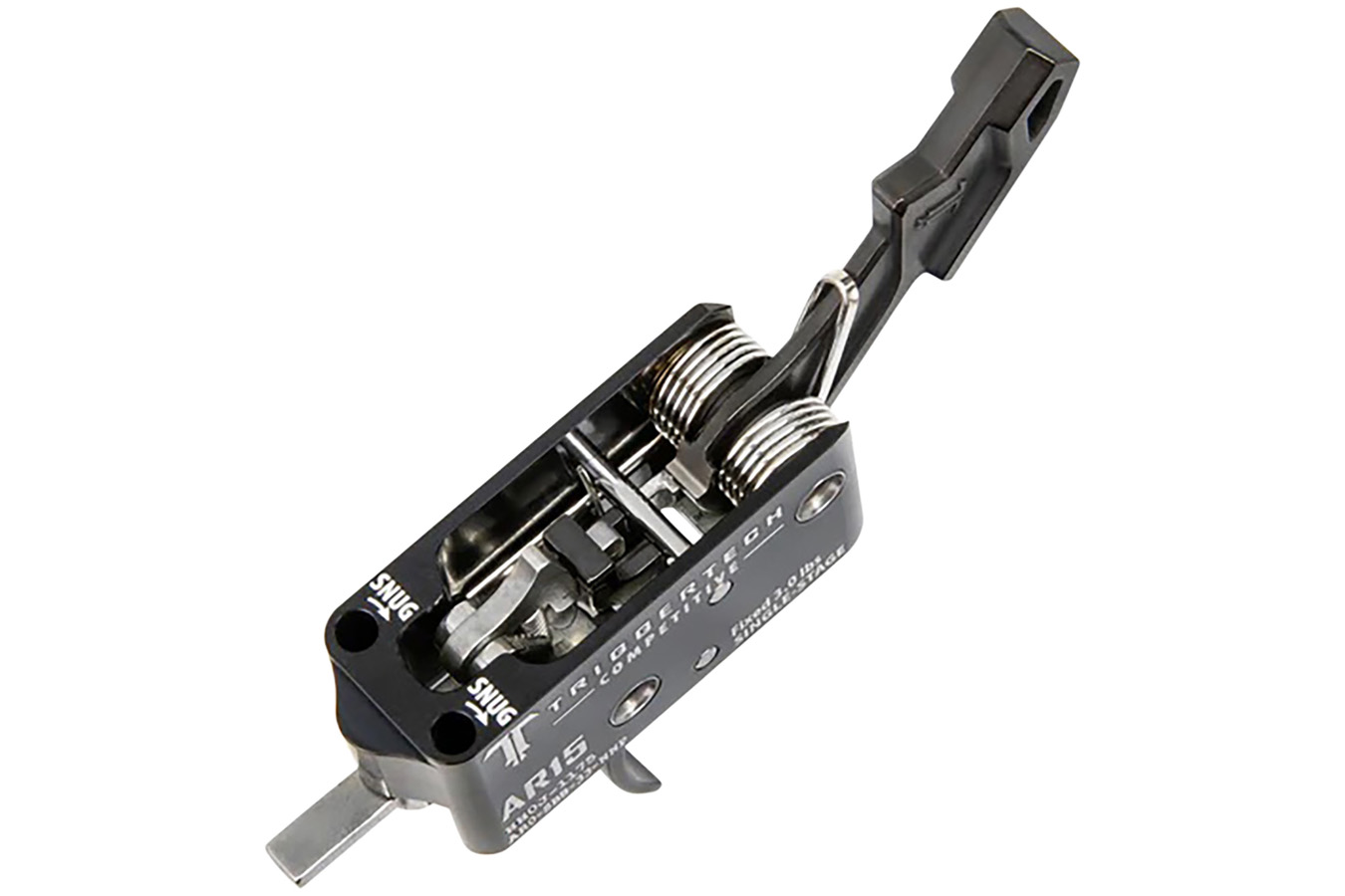 Triggertech Competitive Pro Curved Single-Stage 3 lbs Fixed for AR-15 ...