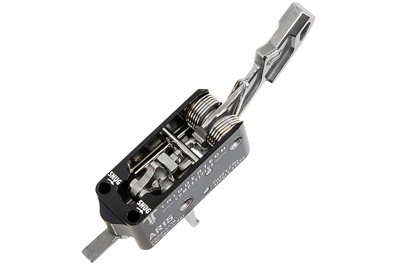 Triggertech Competitive Stainless Flat Single-Stage 3 lbs Fixed for AR ...