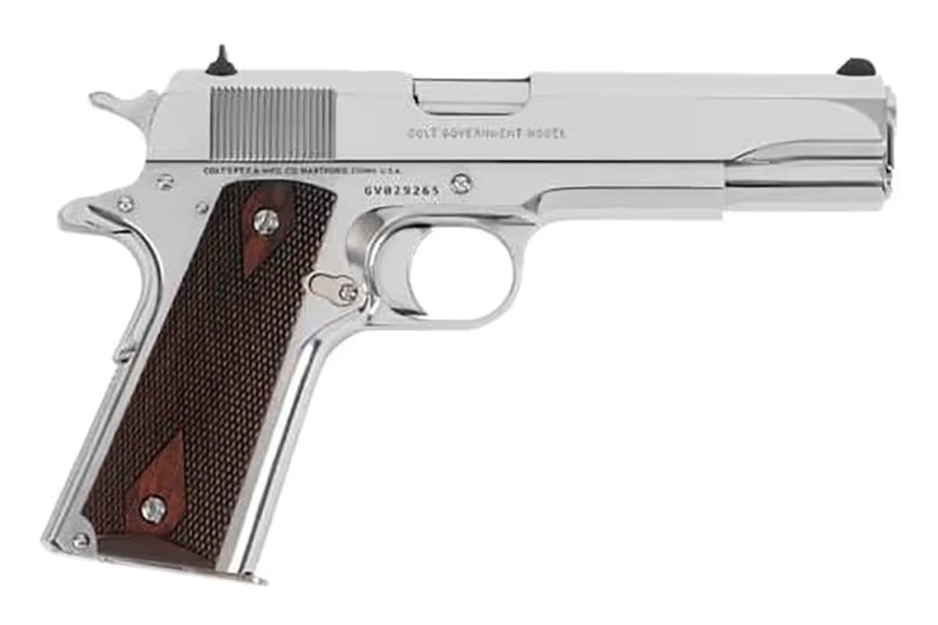 Colt 1911 Custom Government 38 Super Full Size Pistol with Polished ...