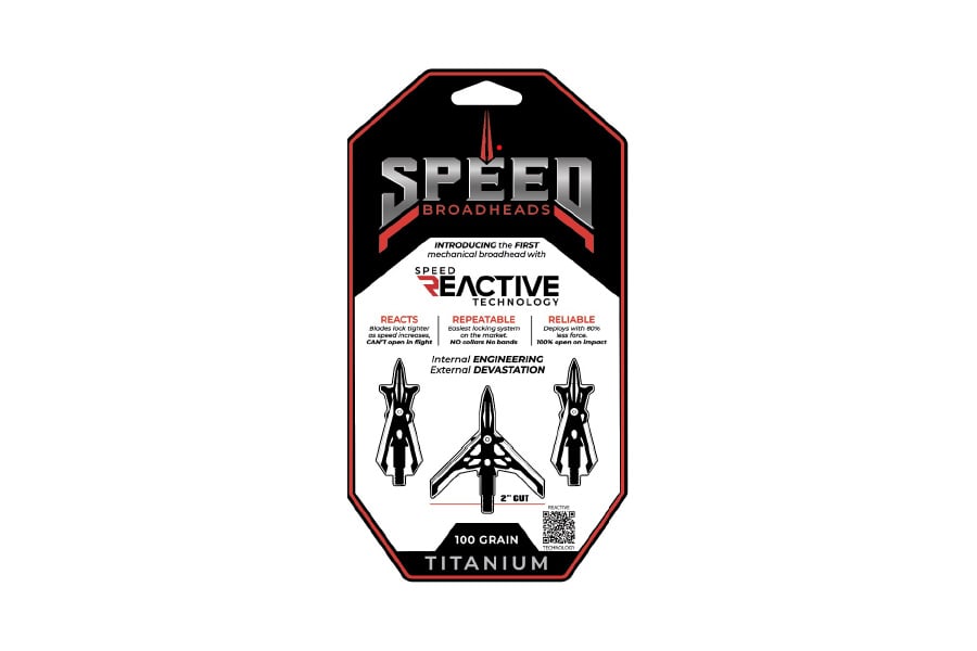 Speed Broadheads Titanium Mechanical Broadheads 100 Grain 3-pack ...