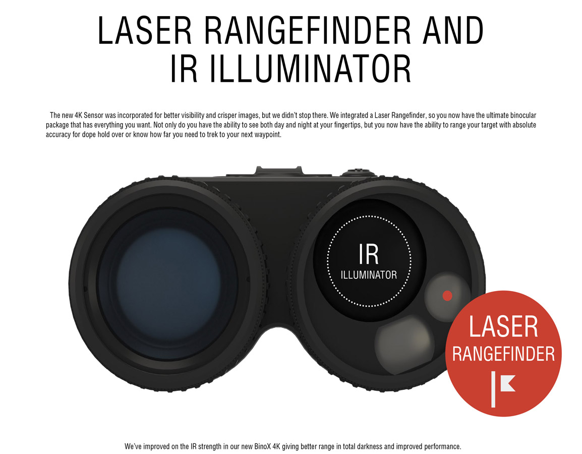 ATN BinoX 4x-16x Smart Day/Night 4K Resolution Binoculars with Laser ...