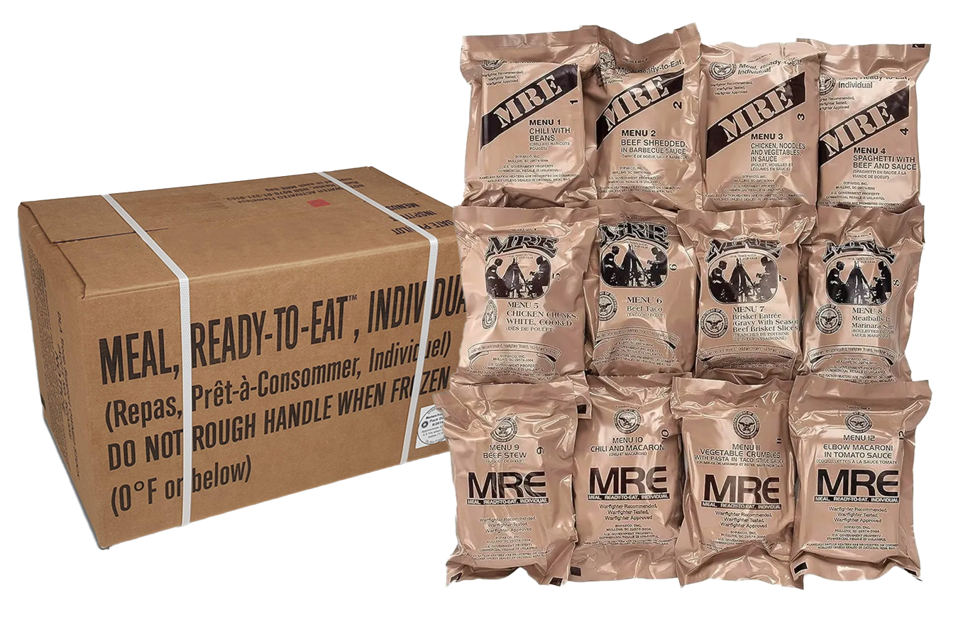 Mre 12 Meals Ready-To-Eat (MRE) Case A | Sportsman's Outdoor Superstore