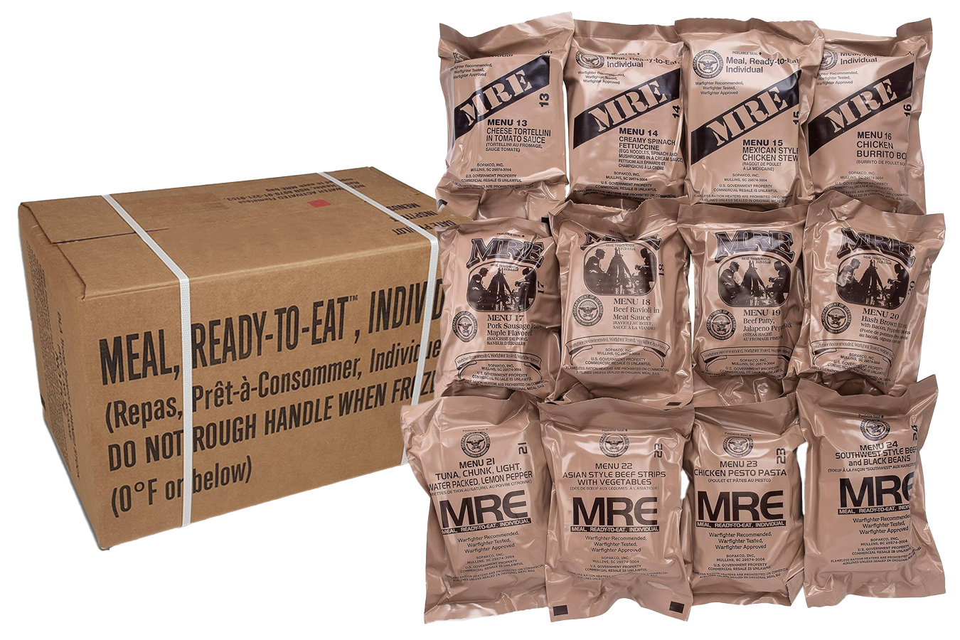 Mre 12 Meals Ready-To-Eat (MRE) Case B | Sportsman's Outdoor Superstore