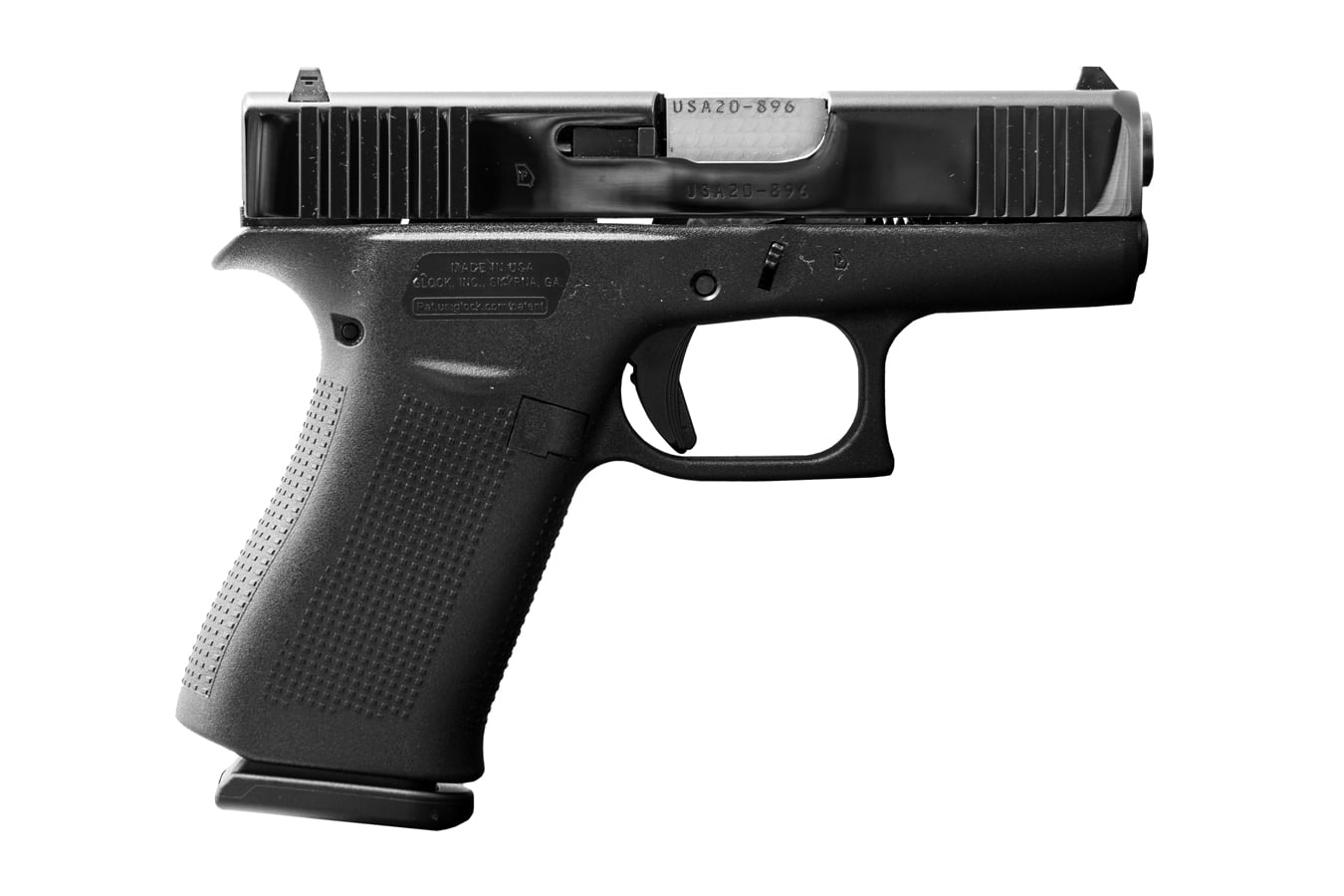Glock G43X Deluxe 9mm Limited Edition Pistol with Polished Black Slide ...