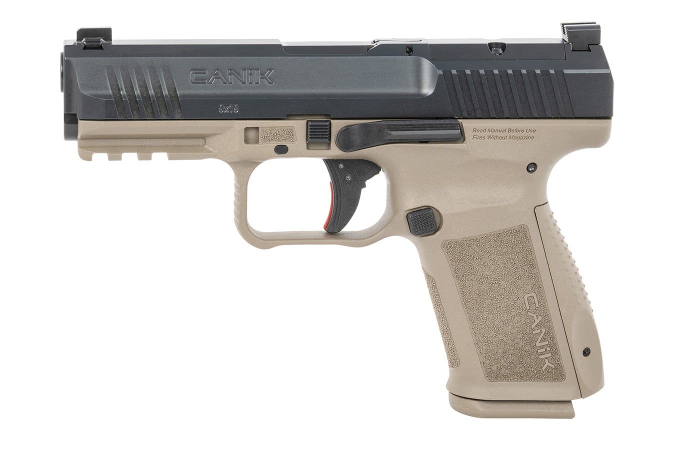Canik Mete SF 9mm Optic Ready Pistol with FDE Frame and Black Slide ...