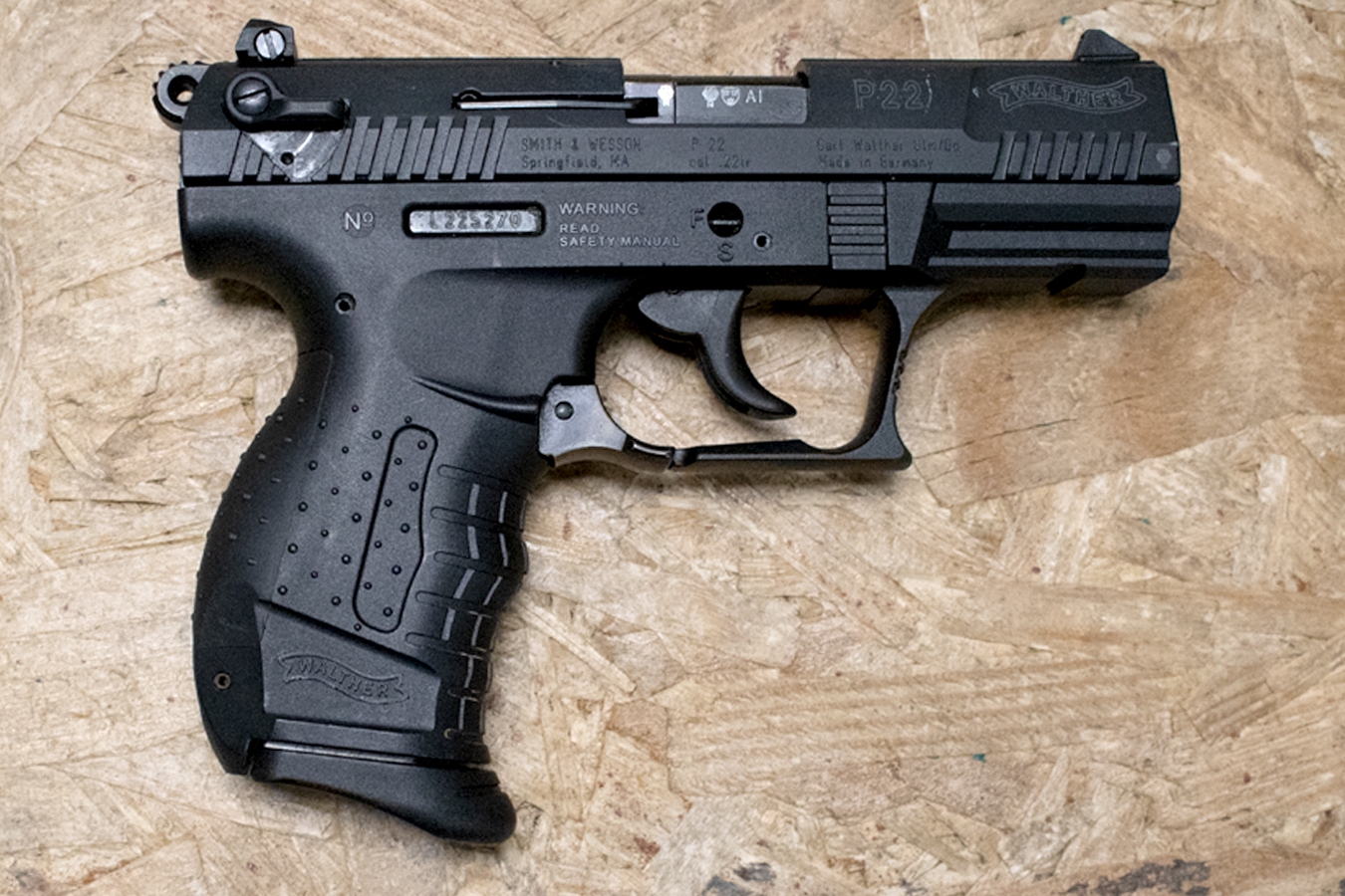 Walther P22 22 LR Police Trade-In Pistol with Holster | Sportsman's ...