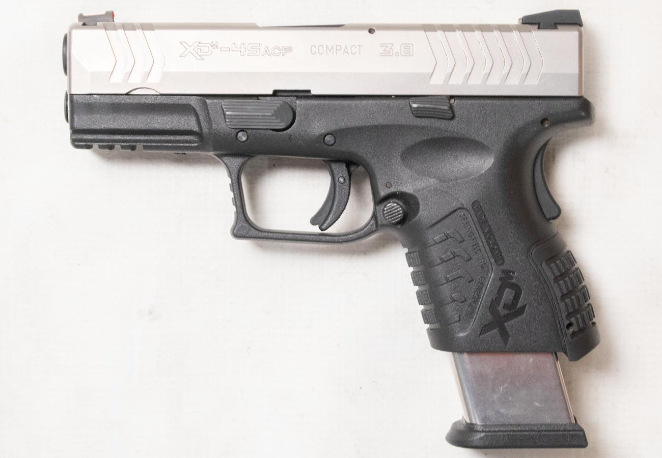 Springfield XDM-45 Compact Bi-Tone 45ACP Police Trade-In Semi-Auto ...