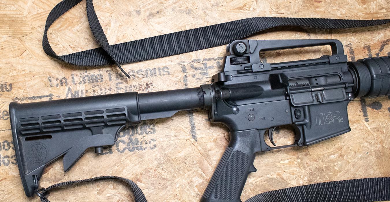 Smith & Wesson M&P-15 5.56mm Police Trade-In Rifles with Telescoping ...