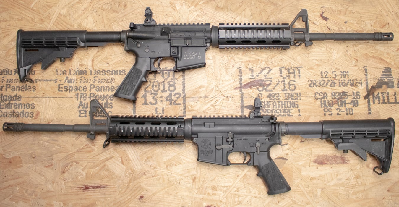Smith & Wesson M&P-15 5.56mm Police Trade-In Rifle with Telescoping ...