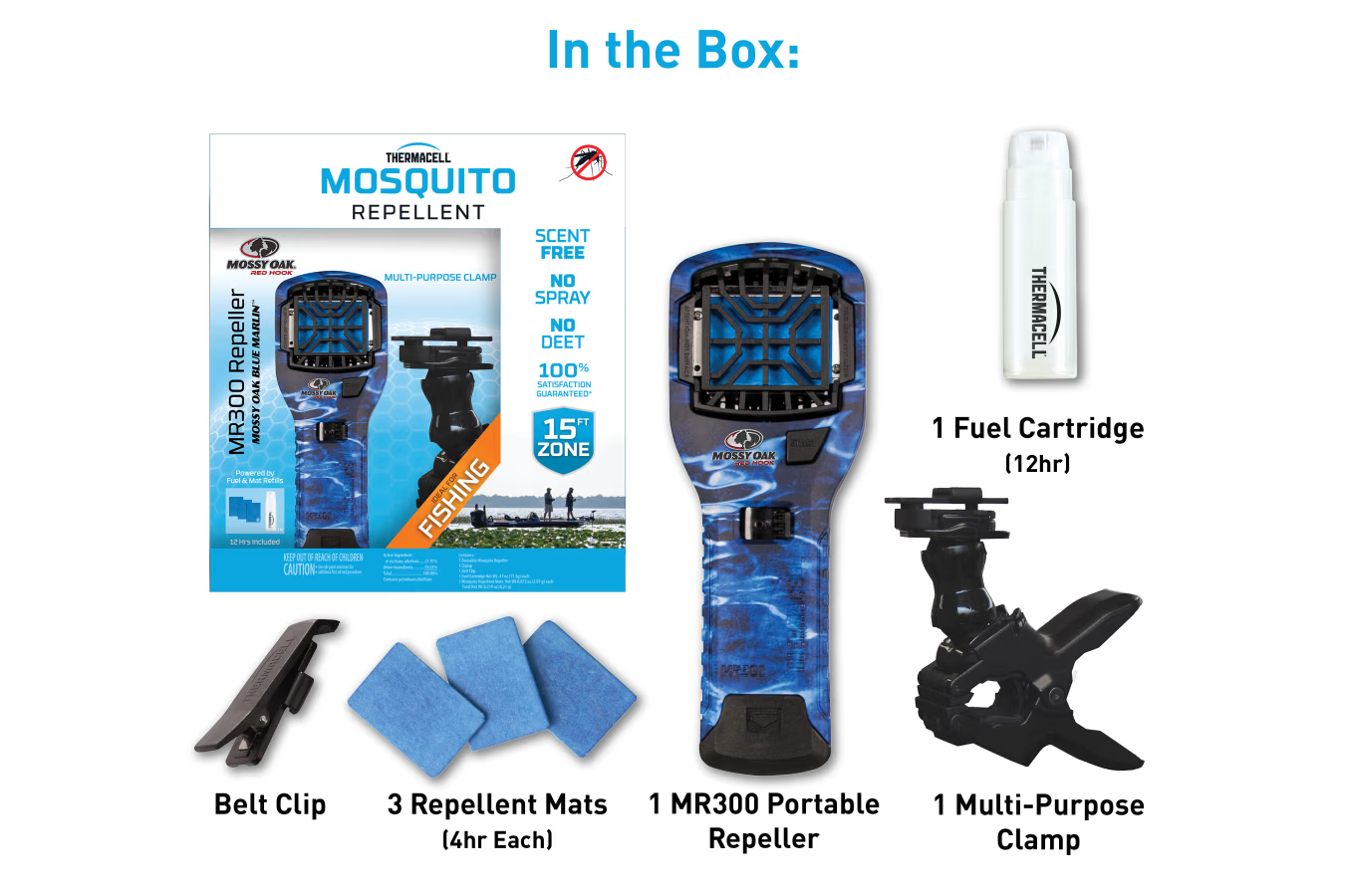 Thermacell Portable Mosquito Repeller Mossy Oak Fishing Bundle ...