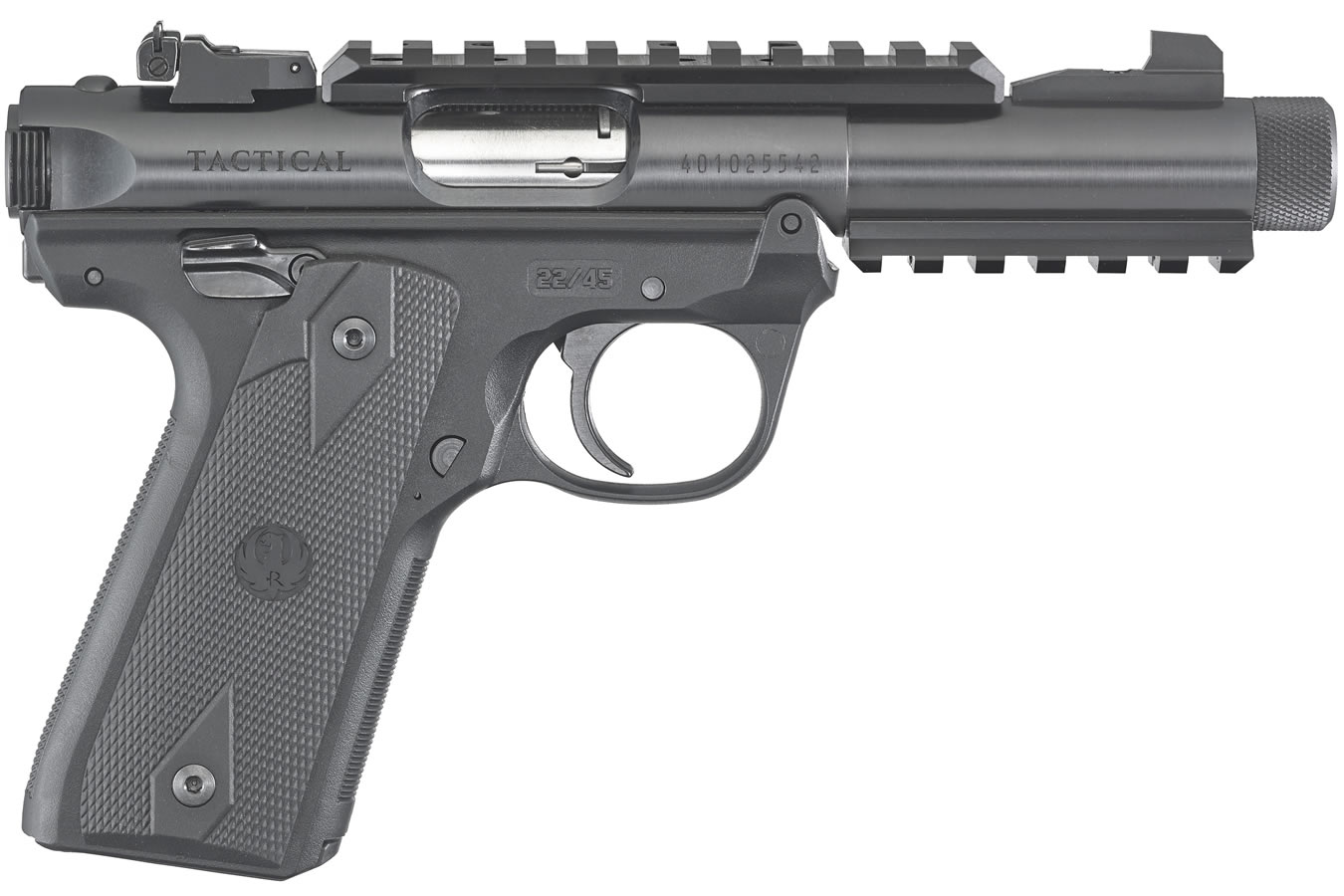 Ruger Mark IV 22 45 Tactical 22LR With Threaded Barrel Sportsman s Ruger Mark IV 22 45 Tactical 22LR With Threaded Barrel Sportsman s