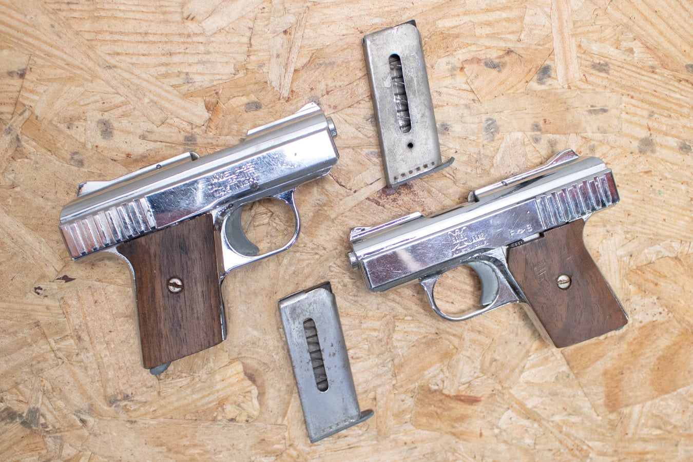 Raven Arms P-25 25ACP Police Trade-In Pistols with Wood Grips ...