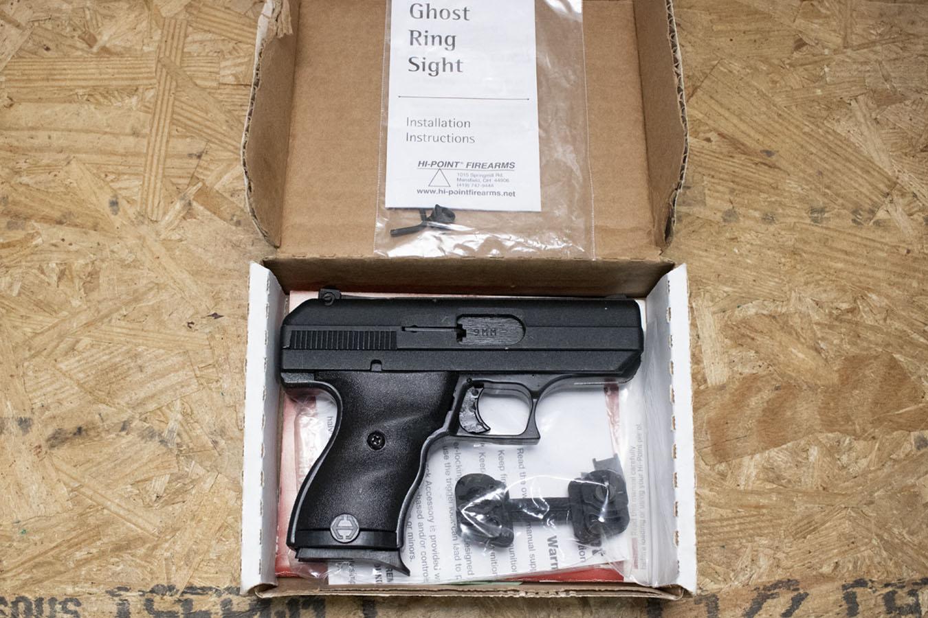 Hi Point C9 9mm Police Trade-In Pistol with Box | Sportsman's Outdoor ...