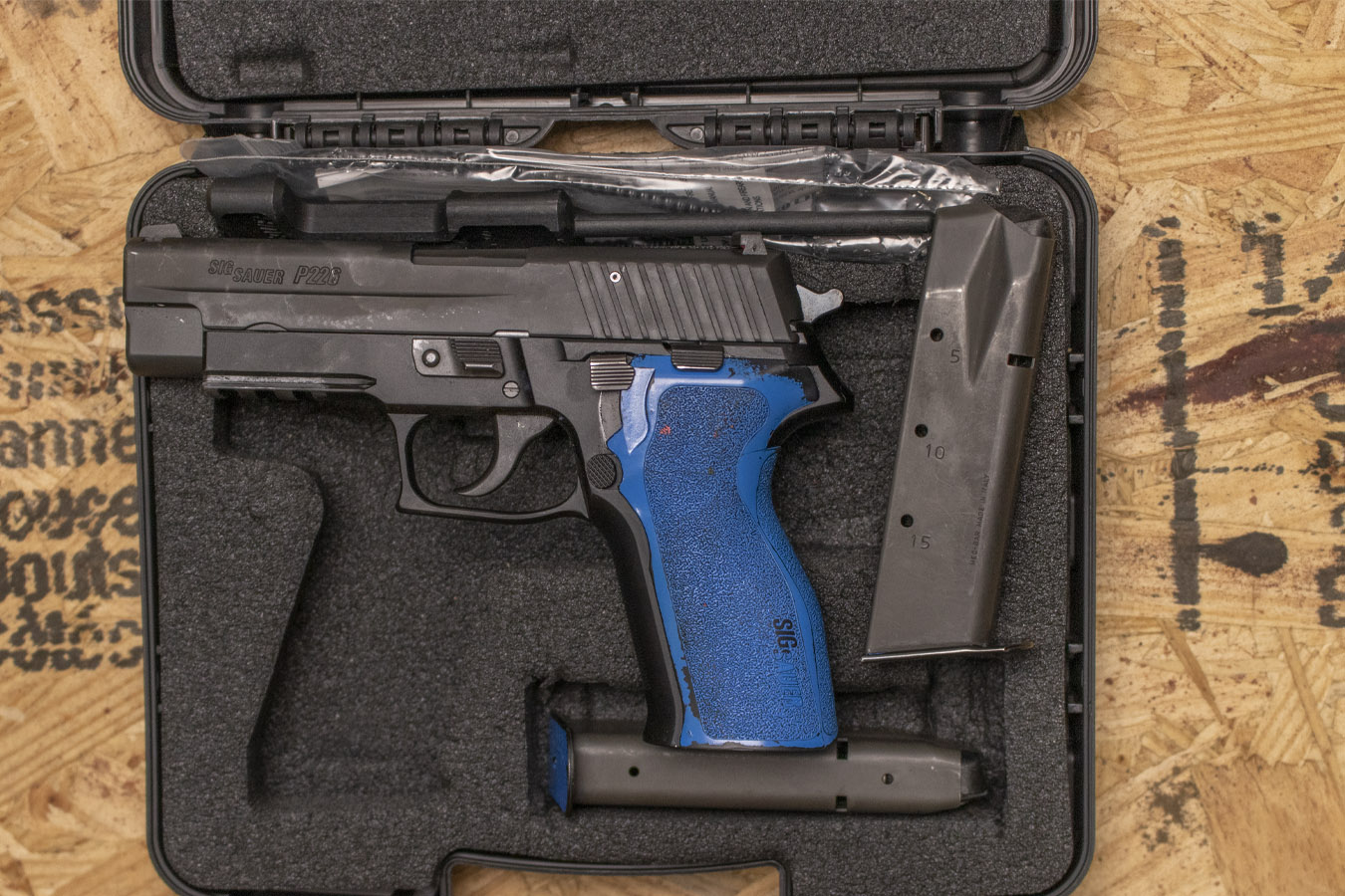 Sig Sauer P226 9mm DA/SA Police Trade-In Pistols with Rail (Good ...