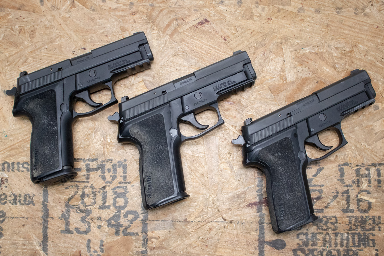 Sig Sauer P229R 9mm DA/SA Police Trade-In Pistols (Fair Condition ...