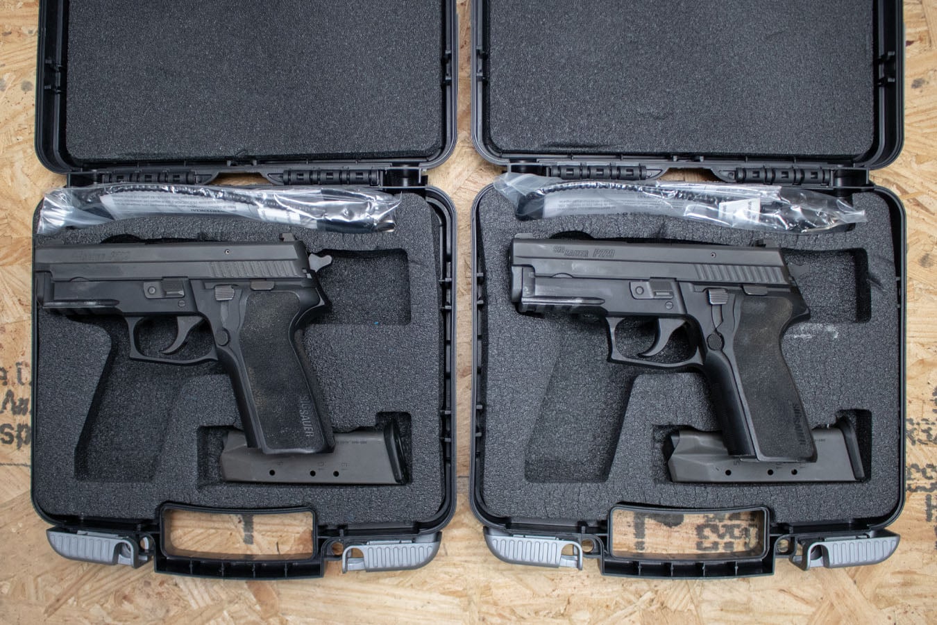 Sig Sauer P229 9mm Police Trade-In Pistol with SRT Trigger and Night ...