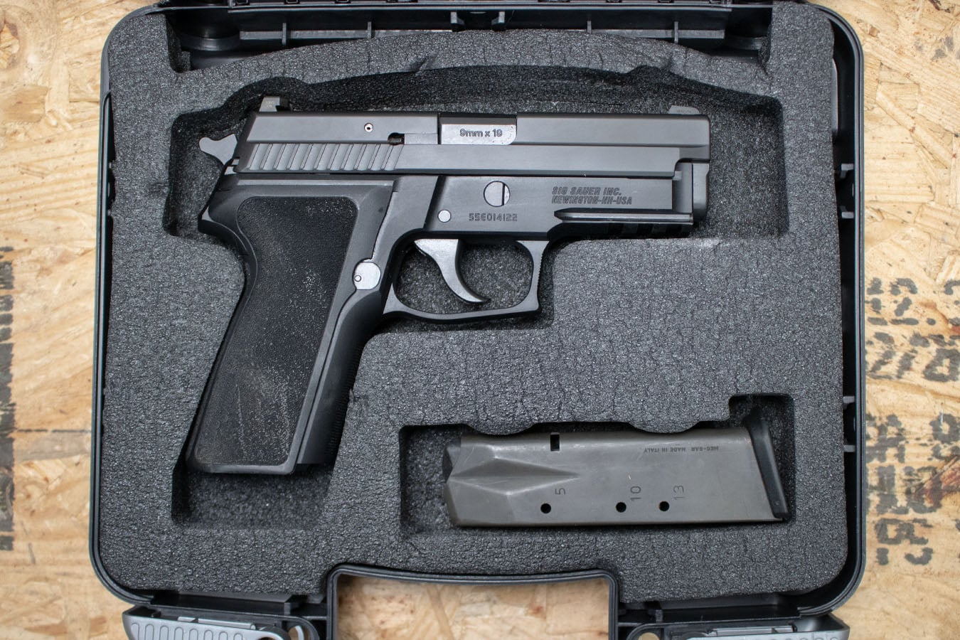 Sig Sauer P229 9mm Police Trade-In Pistol with SRT Trigger and Night ...