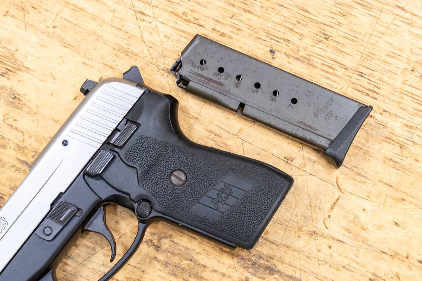 Sig Sauer P239 SAS Custom Shop .40 S&W Police Trade-In Pistol with ...