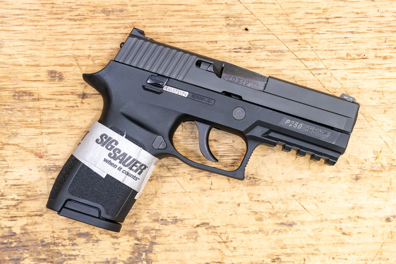 Sig Sauer P250C 40 S&W DAO Police Trade-in Pistol (Very Good Condition ...