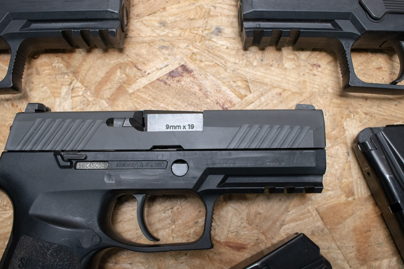 Sig Sauer P320 Carry 9mm Police Trade-In Pistols with Two Magazines ...