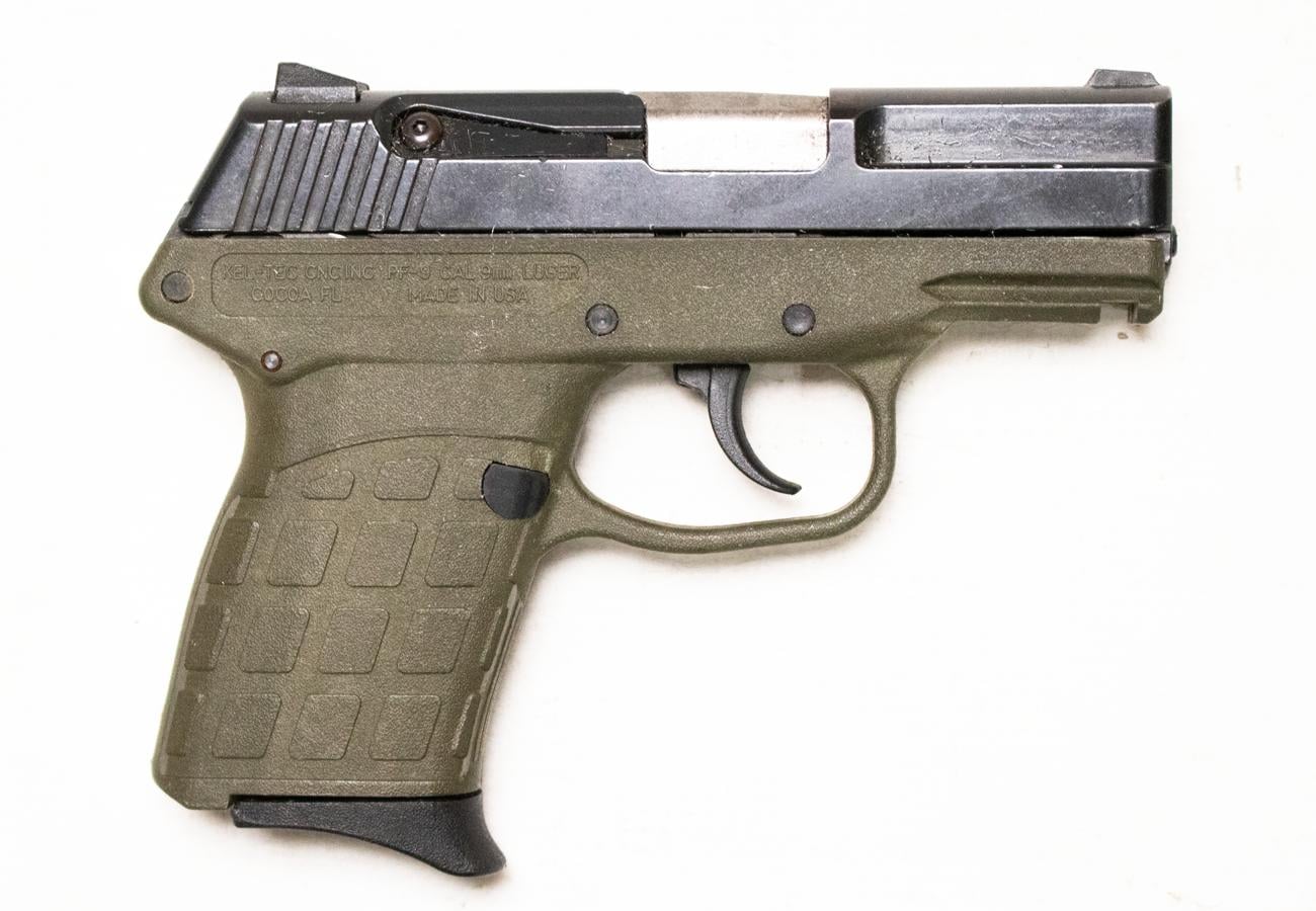 Kel-Tec PF-9 9mm Police Trade-In Semi-Auto Pistol with Front Accessory ...