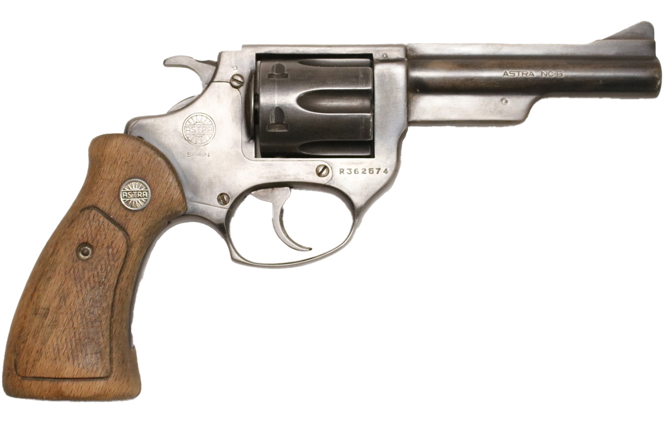 Astra 38 Special DA/SA Revolver with Wood Grips - Revolvers at ...