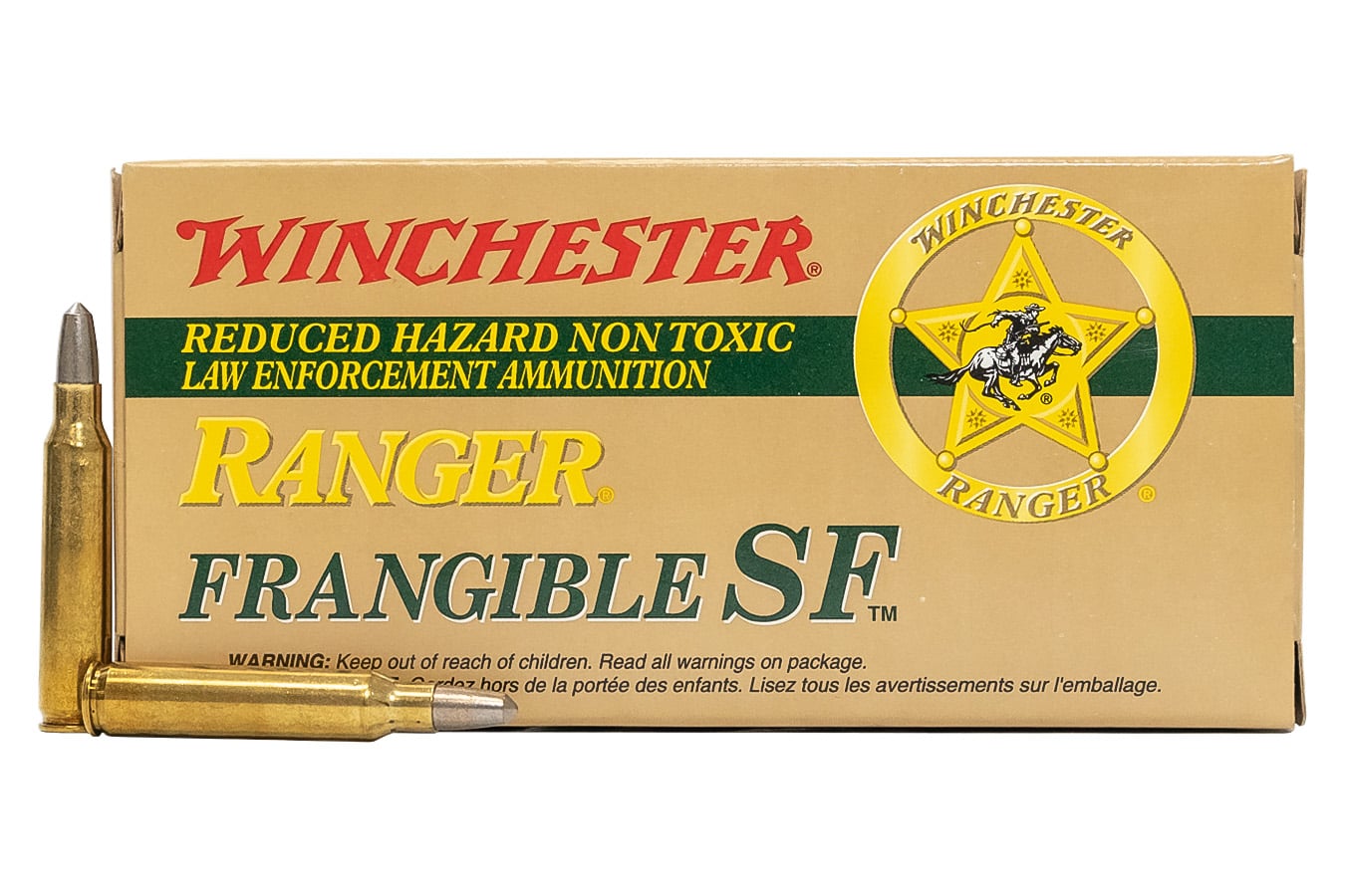 Winchester RA223SF 223 Rem 55 gr Ranger Frangible SF Police Trade-In ...