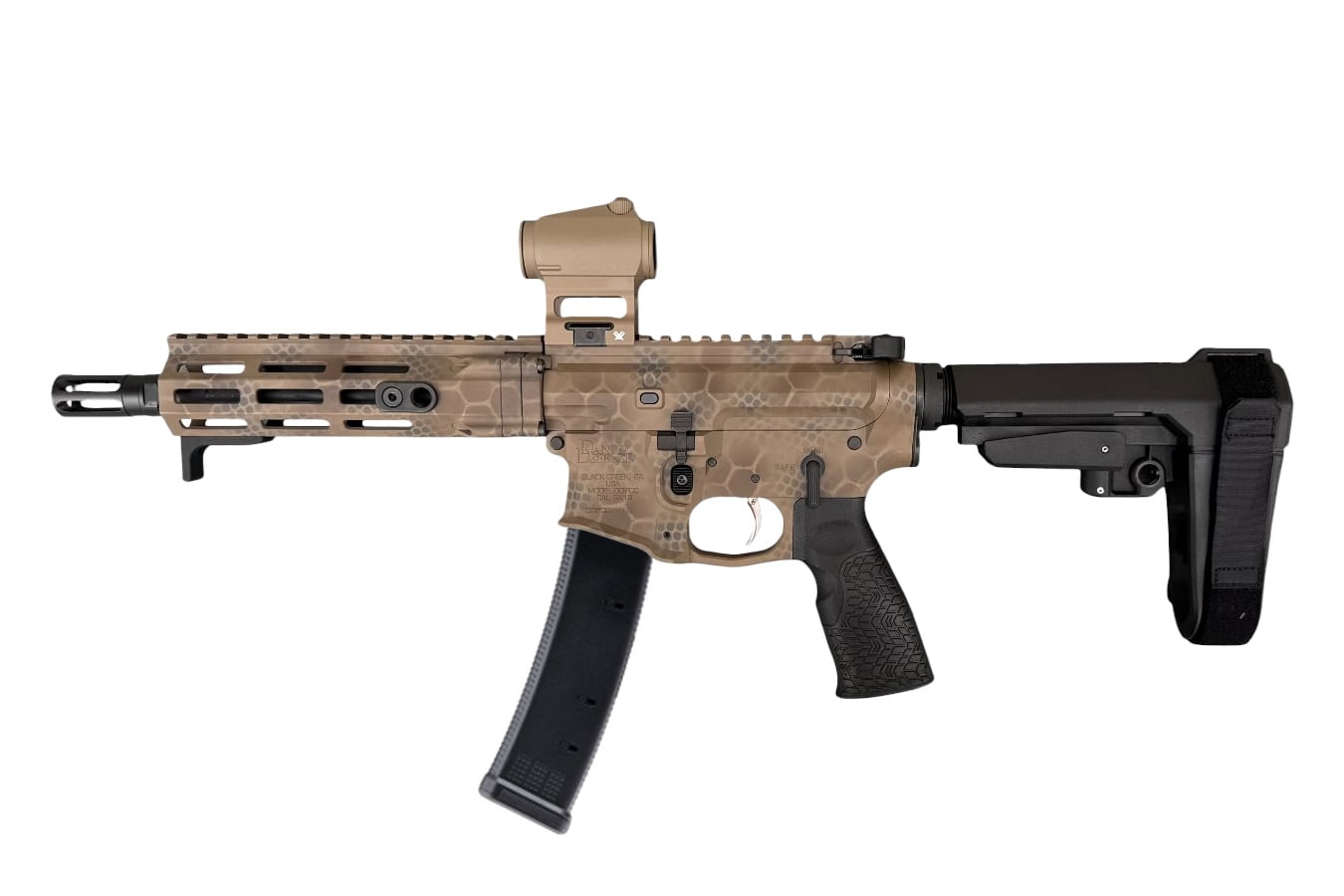 Daniel Defense PCC 9mm AR-Style Pistol with Arid Rattlecan Finish and ...