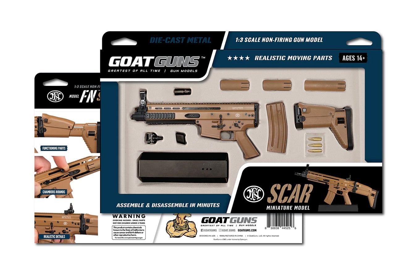 Goat Guns FN SCAR 1:3 Scale Model - Dark Tan | Sportsman's Outdoor ...