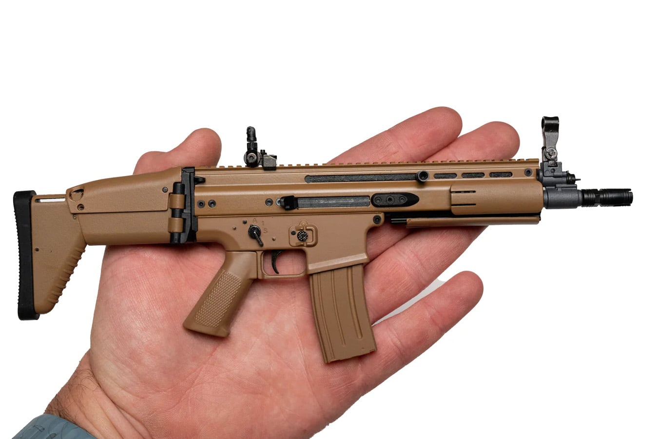 Goat Guns FN SCAR 1:3 Scale Model - Dark Tan | Sportsman's Outdoor ...