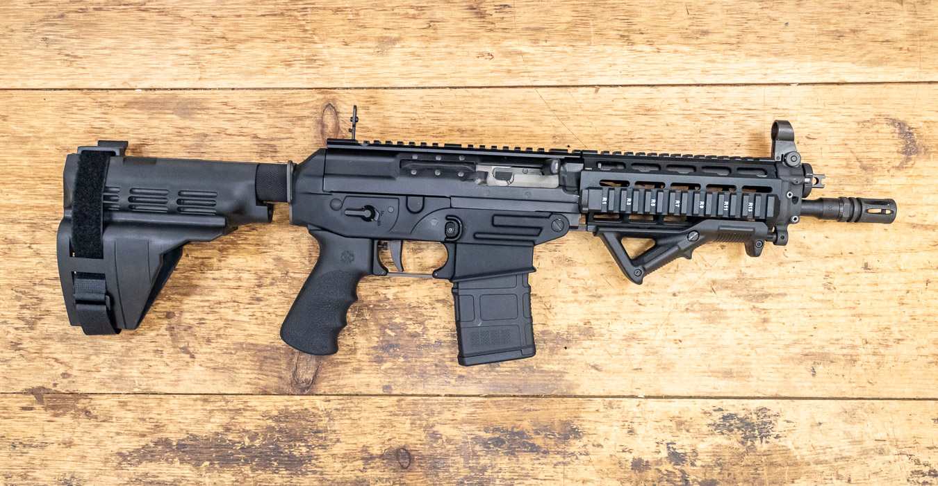 Sig Sauer P556 SWAT 5.56mm Police Trade-In AR Pistol with Hogue Pistol ...