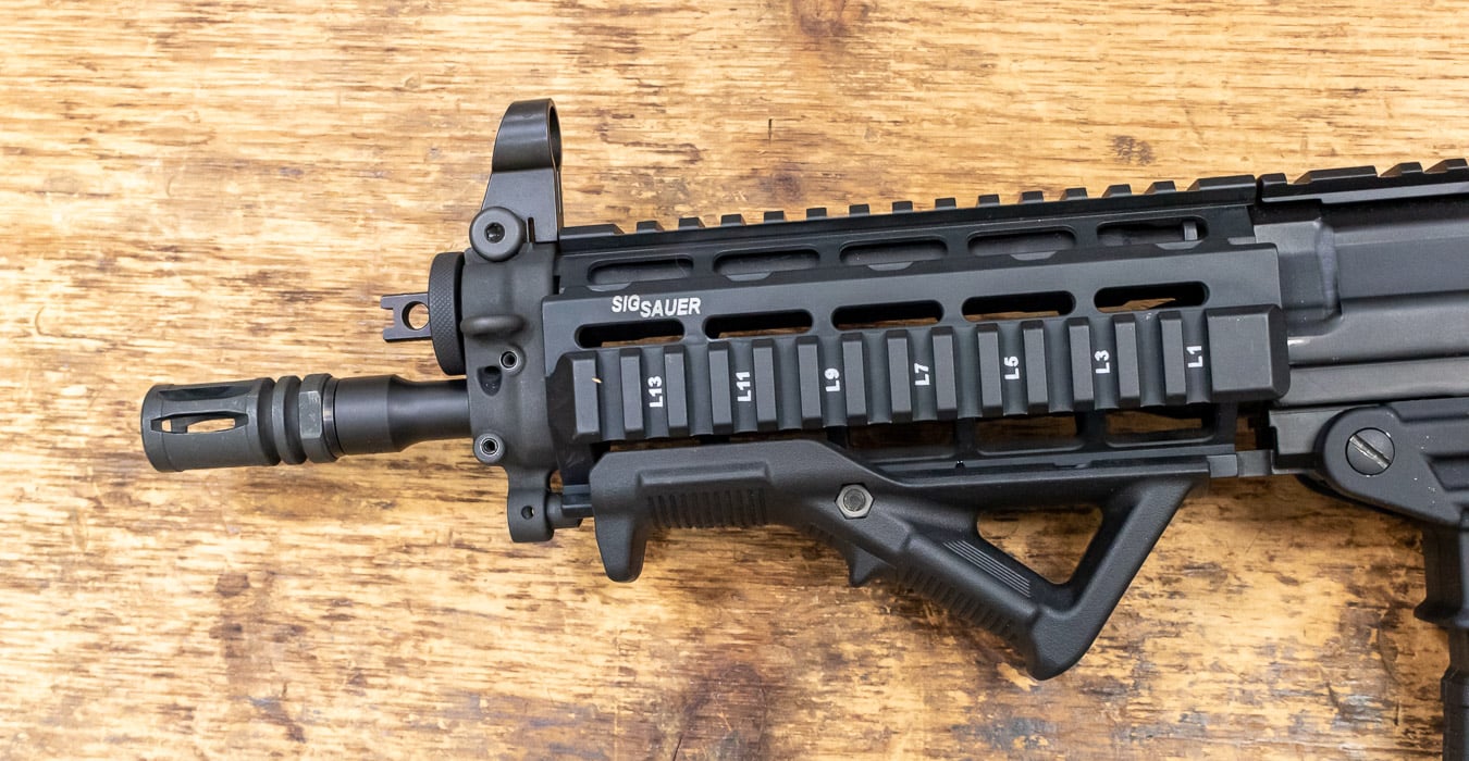 Sig Sauer P556 SWAT 5.56mm Police Trade-In AR Pistol with Hogue Pistol ...