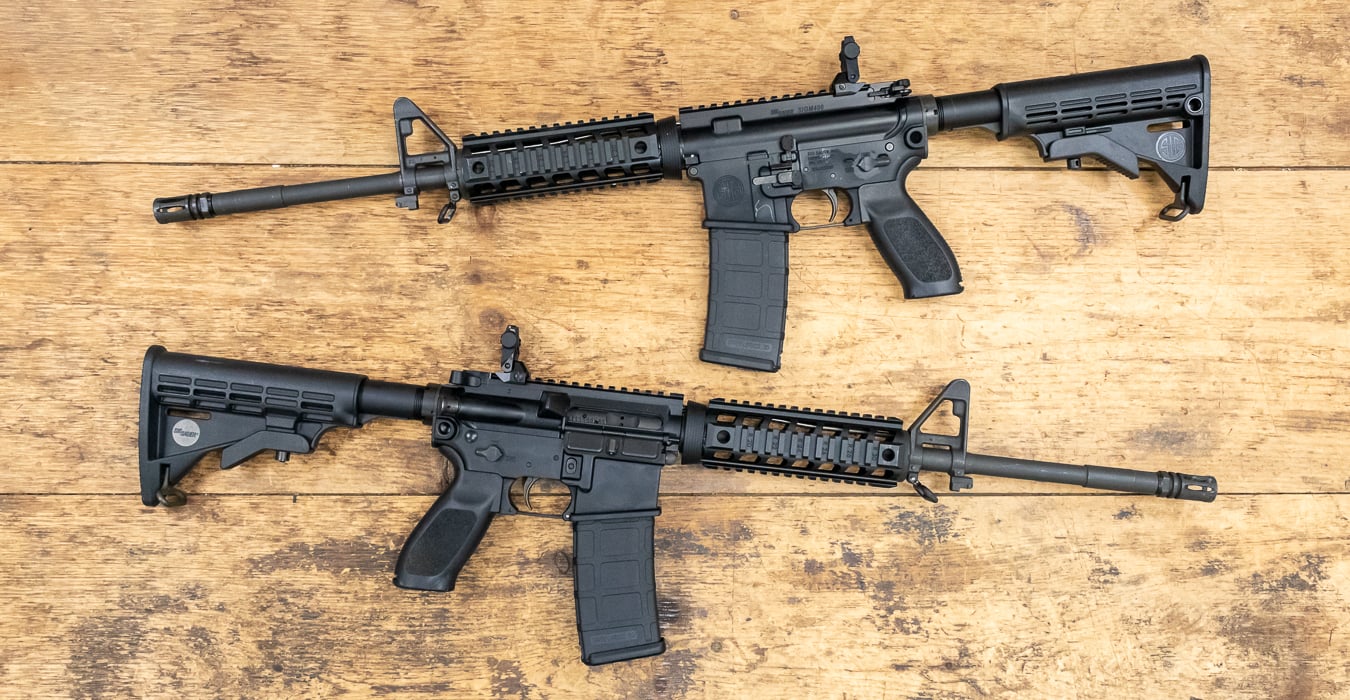 Sig Sauer M400 5.56mm NATO Police Trade-in AR-15 Rifles with Carry ...
