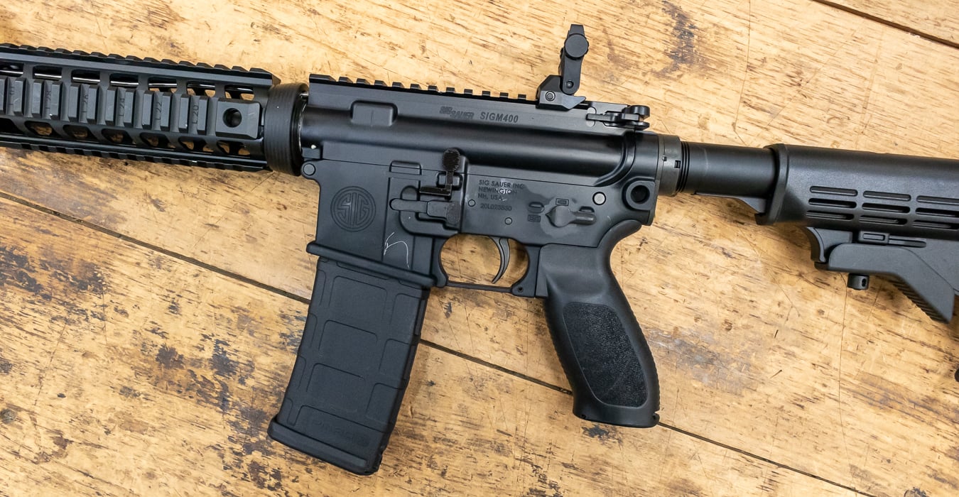 Sig Sauer M400 5.56mm NATO Police Trade-in AR-15 Rifles with Carry ...