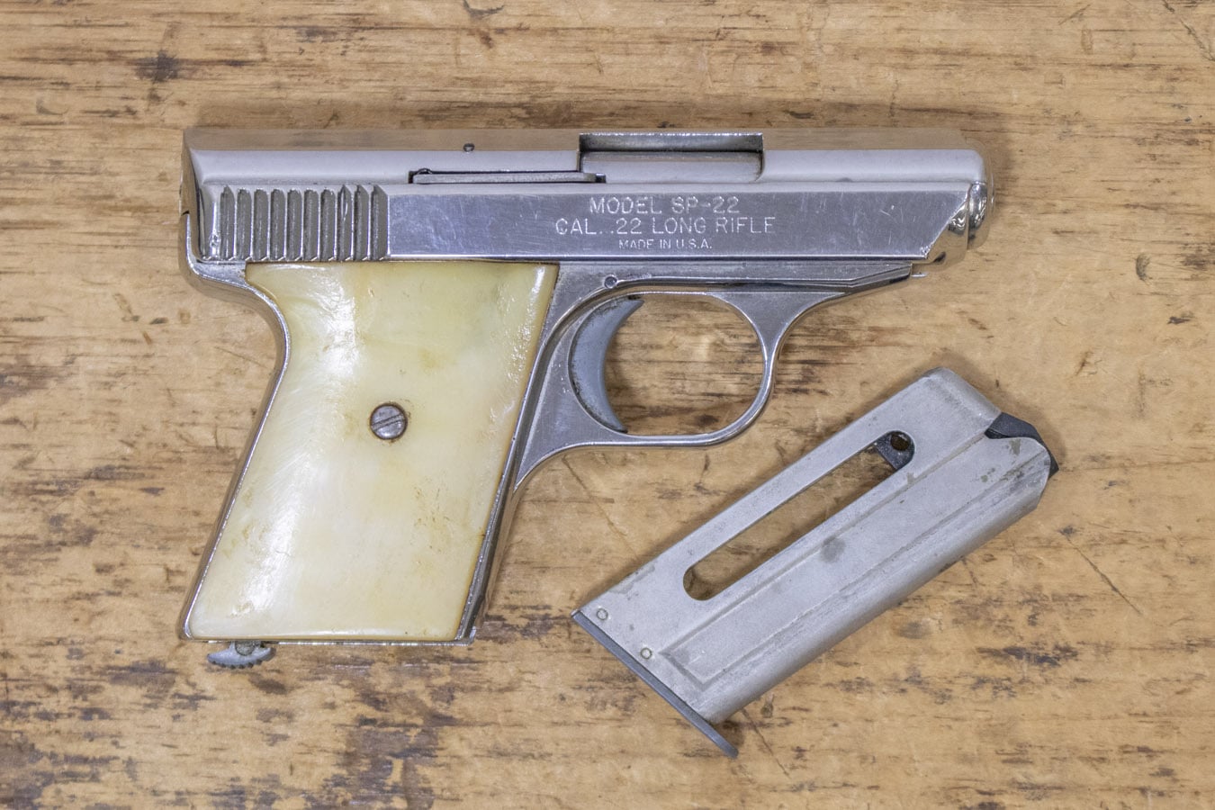 Sedco SP-22 22LR Police Trade-In Pistol with Polished Slide | Sportsman ...