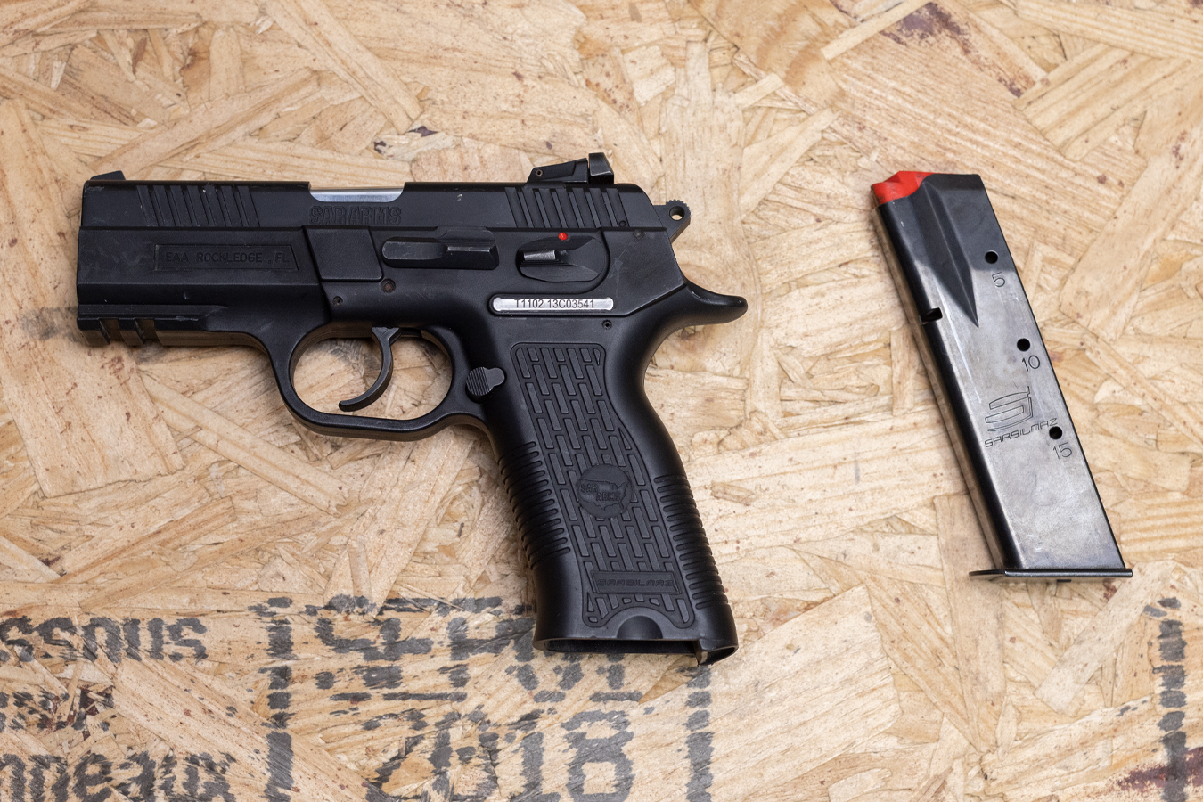 Sar Arms SAR K2P 9mm Police Trade-in Pistol with Adjustable Rear Sight | Sportsman's Outdoor ...