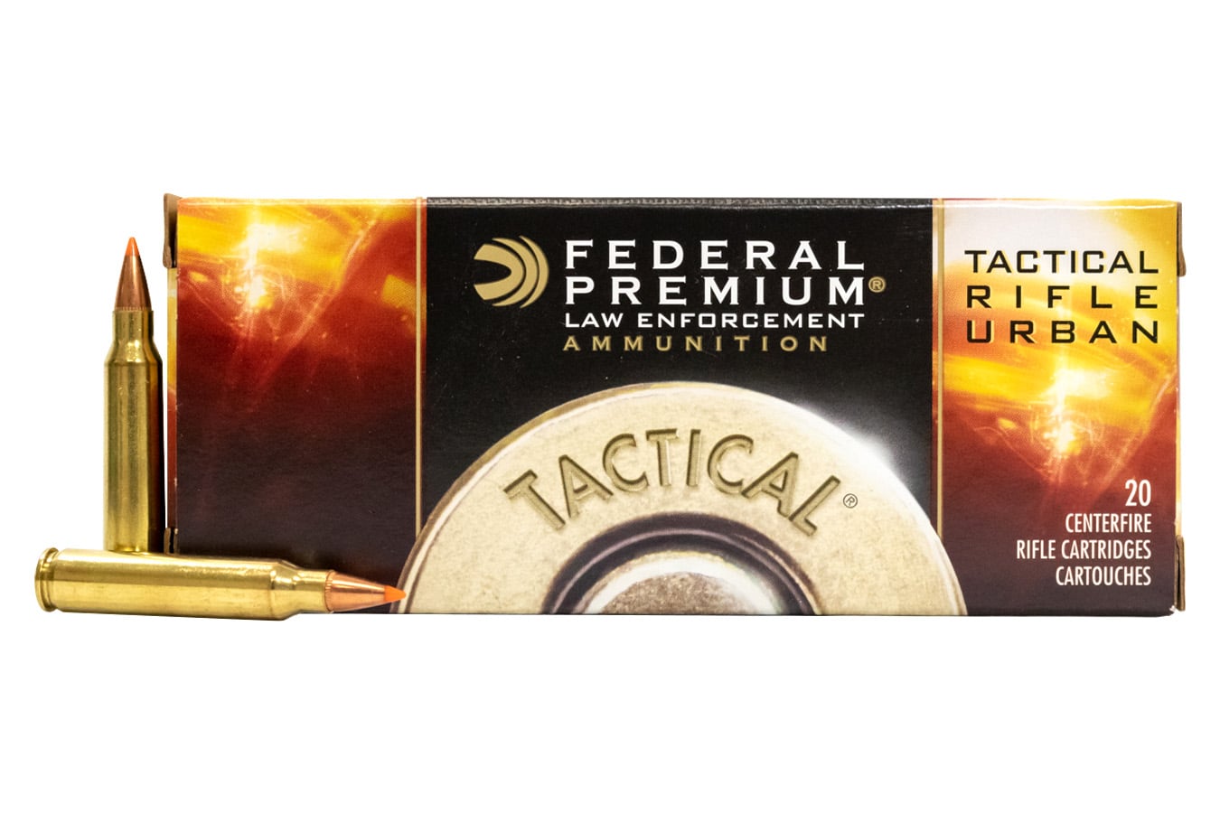 Federal T223F 223 Rem 55 gr Nosler Ballistic Tip Tactical Rifle Urban ...