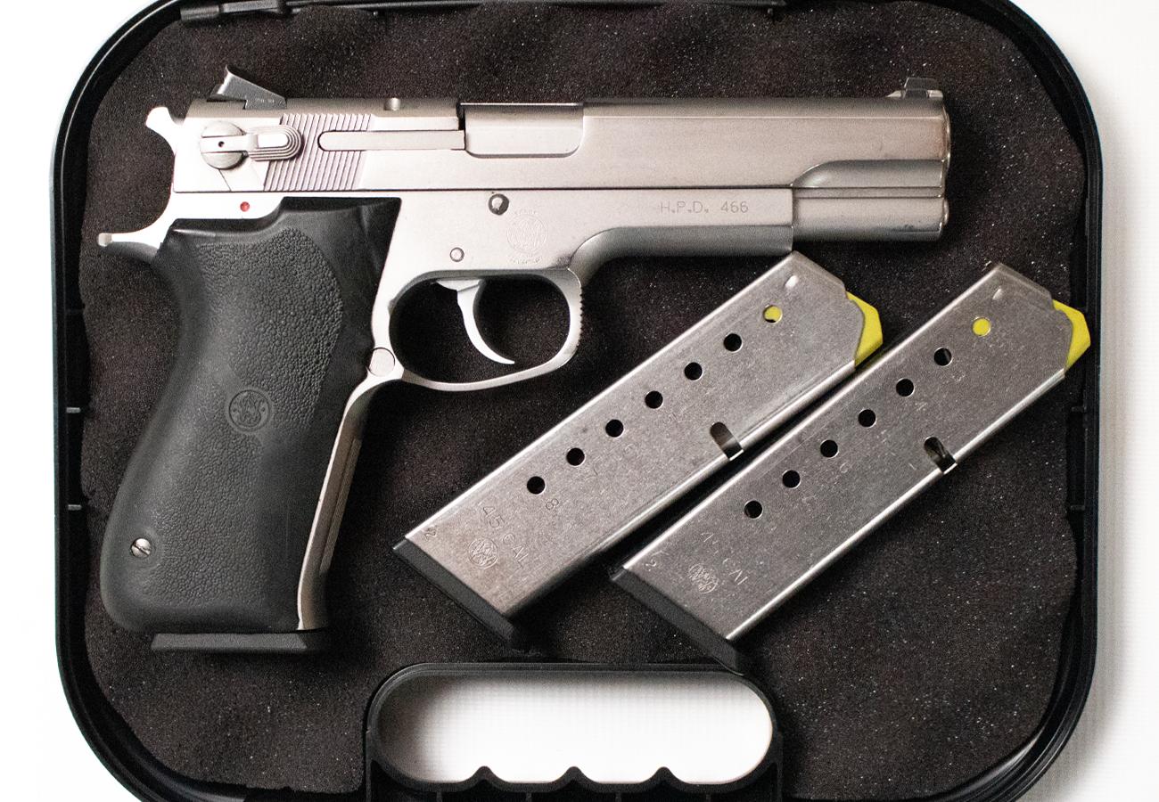 Smith & Wesson 4506-1 45ACP Used Semi-Auto Pistol with Three Magazines ...
