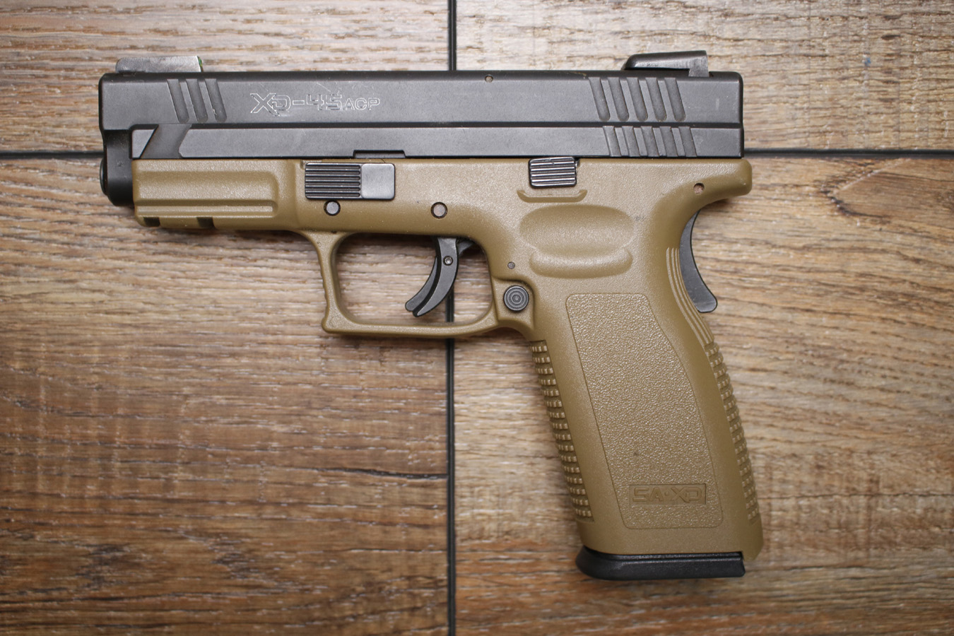 Springfield XD-45 45 ACP Police Trade-In Pistol with FDE Frame ...