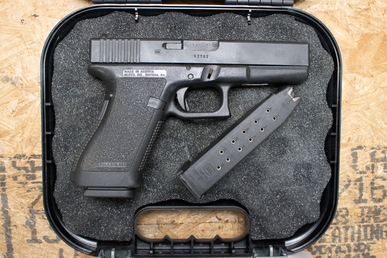 Glock 21 Gen2 45ACP Police Trade-In Pistol with Extra Mag and Case ...