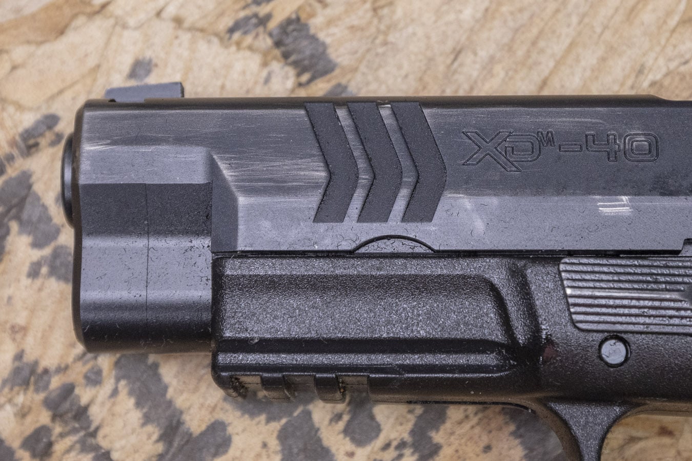 Springfield XDM40 4.5 40 S&W Police Trade-In Pistol with Night Sights ...