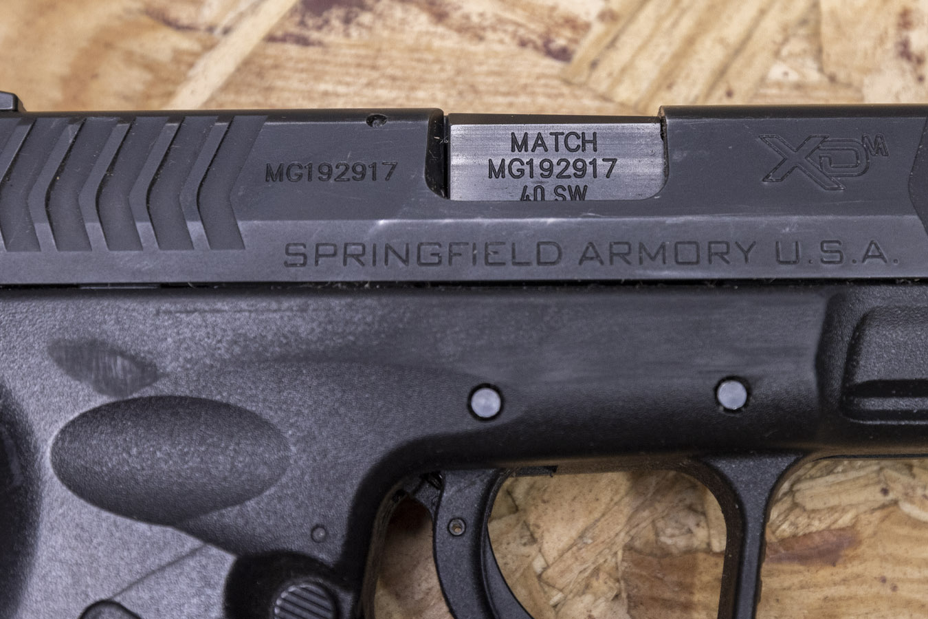 Springfield XDM40 4.5 40 S&W Police Trade-In Pistol with Night Sights ...