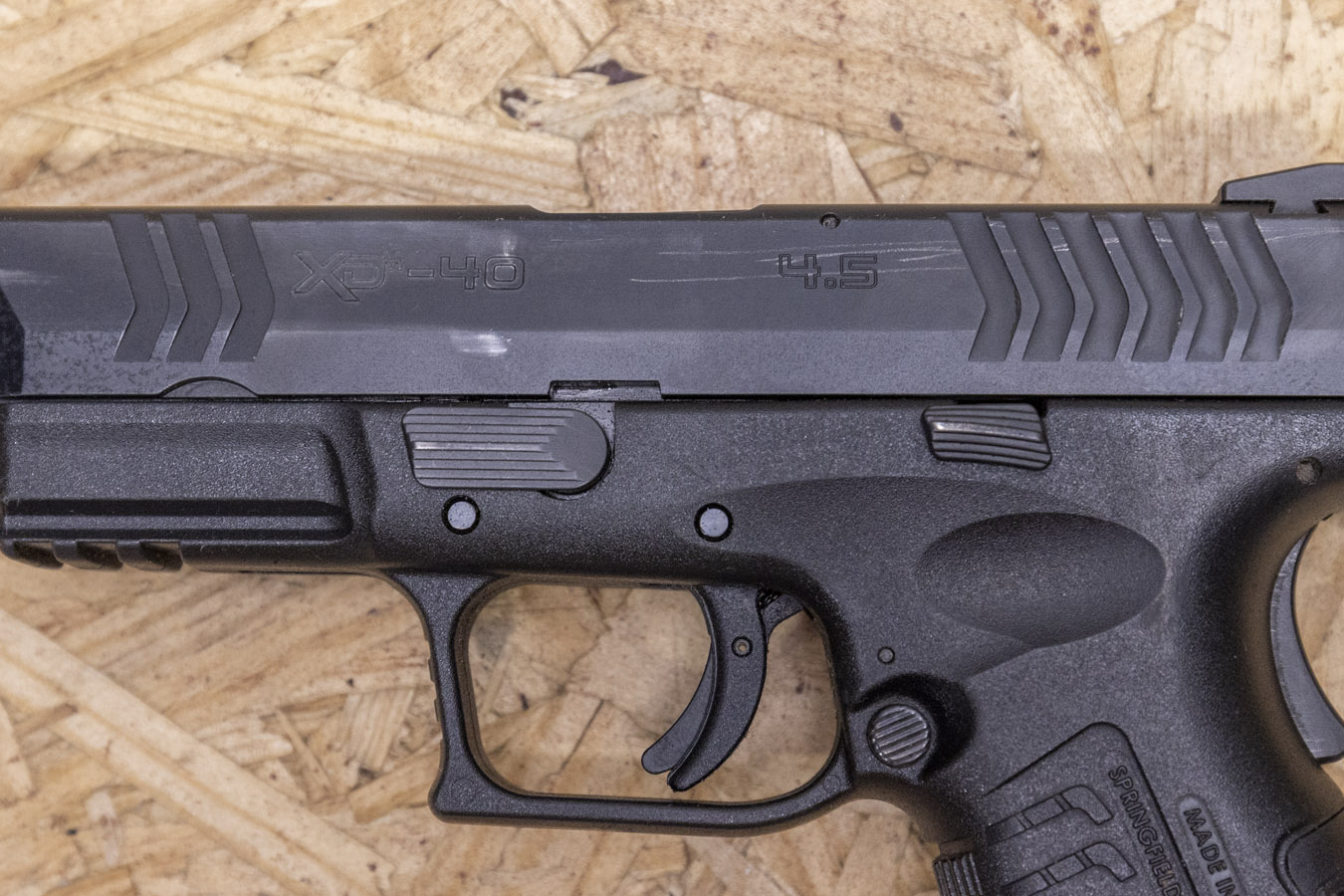 Springfield XDM40 4.5 40 S&W Police Trade-In Pistol with Nigh Sights ...