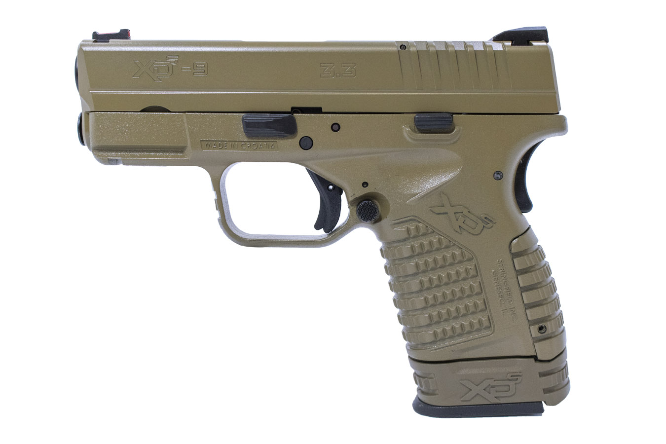 Springfield XDS 3.3 9mm FDE Essentials Package (Manufacturer Sample ...