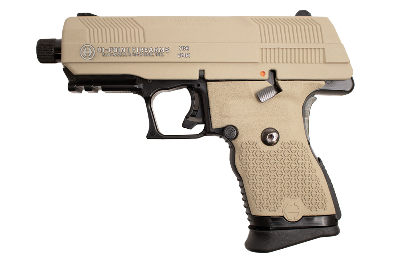 Hi Point YC9 9mm Optic Ready Pistol with Flat Dark Earth Finish ...