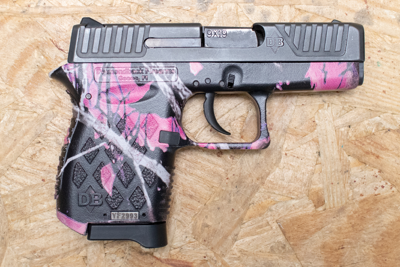 Diamondback DB9 9mm Police Trade-In Pistol with Muddy Girl Camo Finish ...